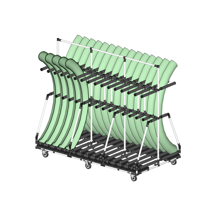 "A" Frame Cart - Flexpipe