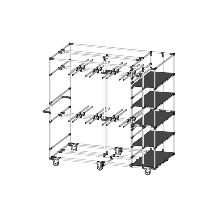 Kitting Cart - Flexpipe