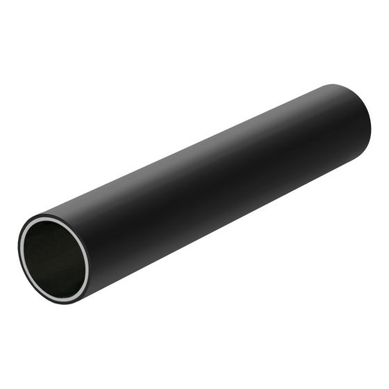 Black 8 ft ESD Steel Pipe | Durable & Static-Safe – Flexpipe