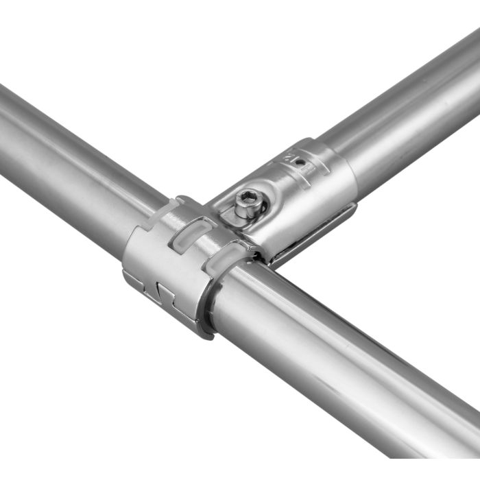 Tee Hinge Joint Set | ESD-Safe Steel Connector for Pipe Structures