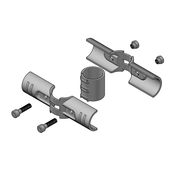 Cross Hinge Joint Set Steel, Great For Adjustable Mechanisms