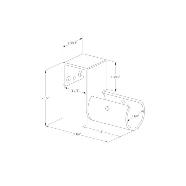 Buy Flexpipe Pipe Mount Drop Stop – Zinc Bracket for Safety Ends