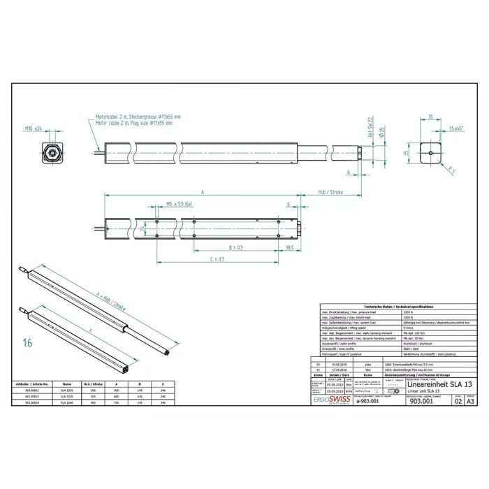 Motorized 12 inch Lift Kit | Heavy-Duty 1320 lb Capacity