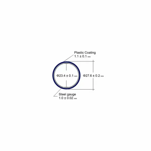 Buy Blue 4 m PE Coated Steel Pipe | Flexpipe Australia